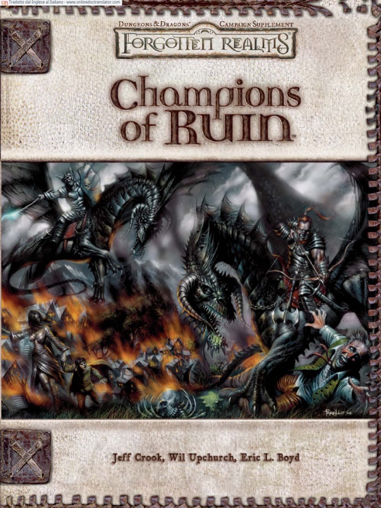Forgotten Realms Champions of Ruin (001-060) .En - It | PDF