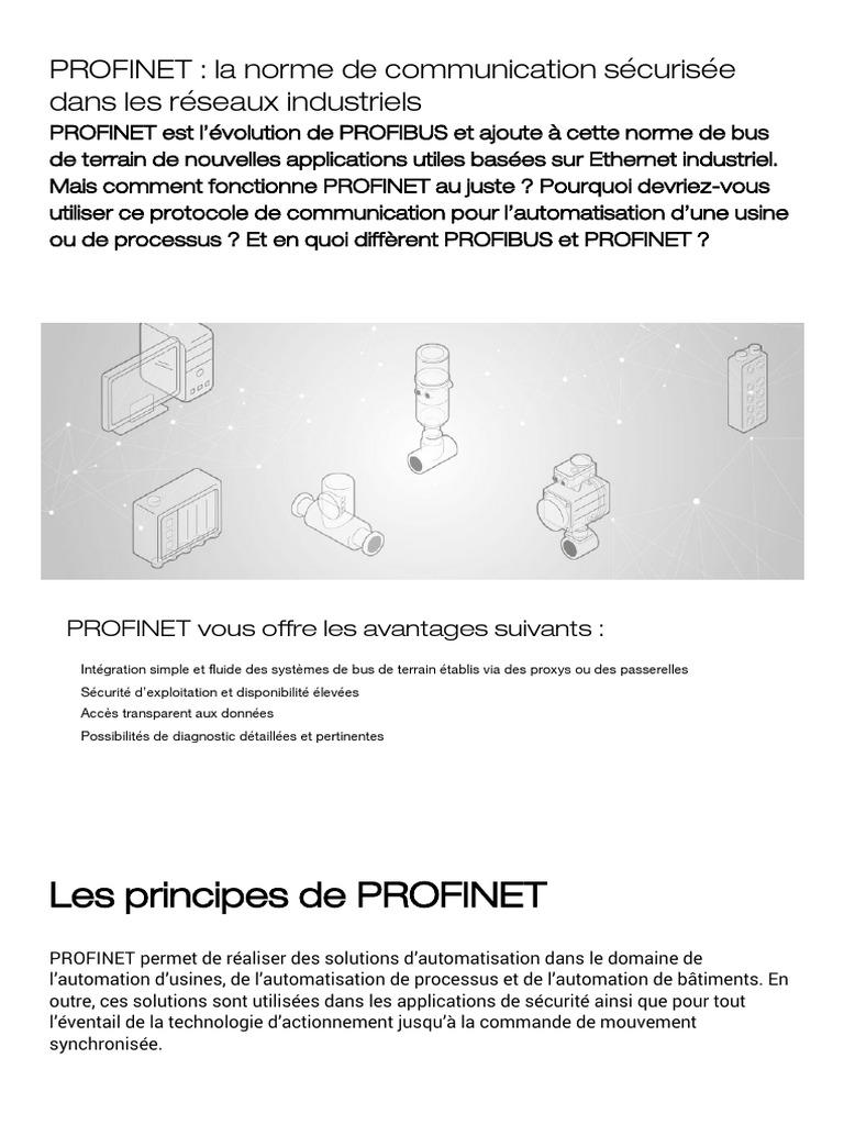 PROFINET : Norme de Communication Industrielle | PDF | Suite des ...