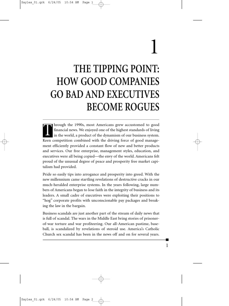 The Tipping Point | PDF | Stocks | Board Of Directors