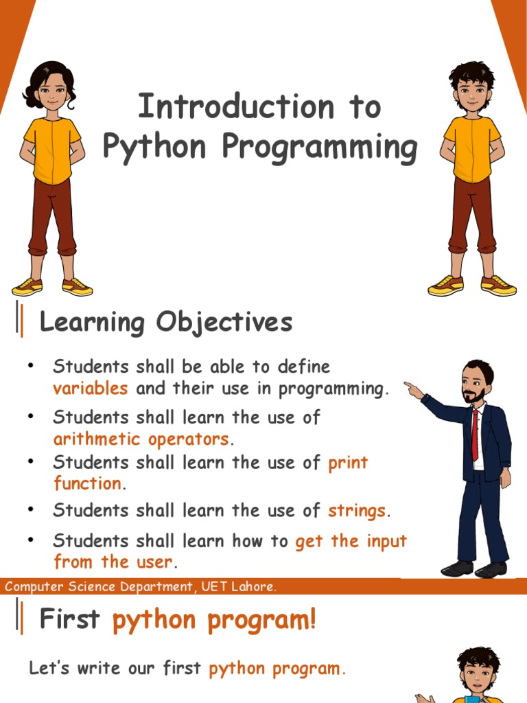 Week 2 Introduction To Python Programming | PDF | Variable (Computer ...
