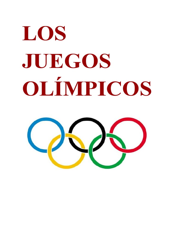 Los Juegos Olimpicos | PDF | Juegos olímpicos | Deportes