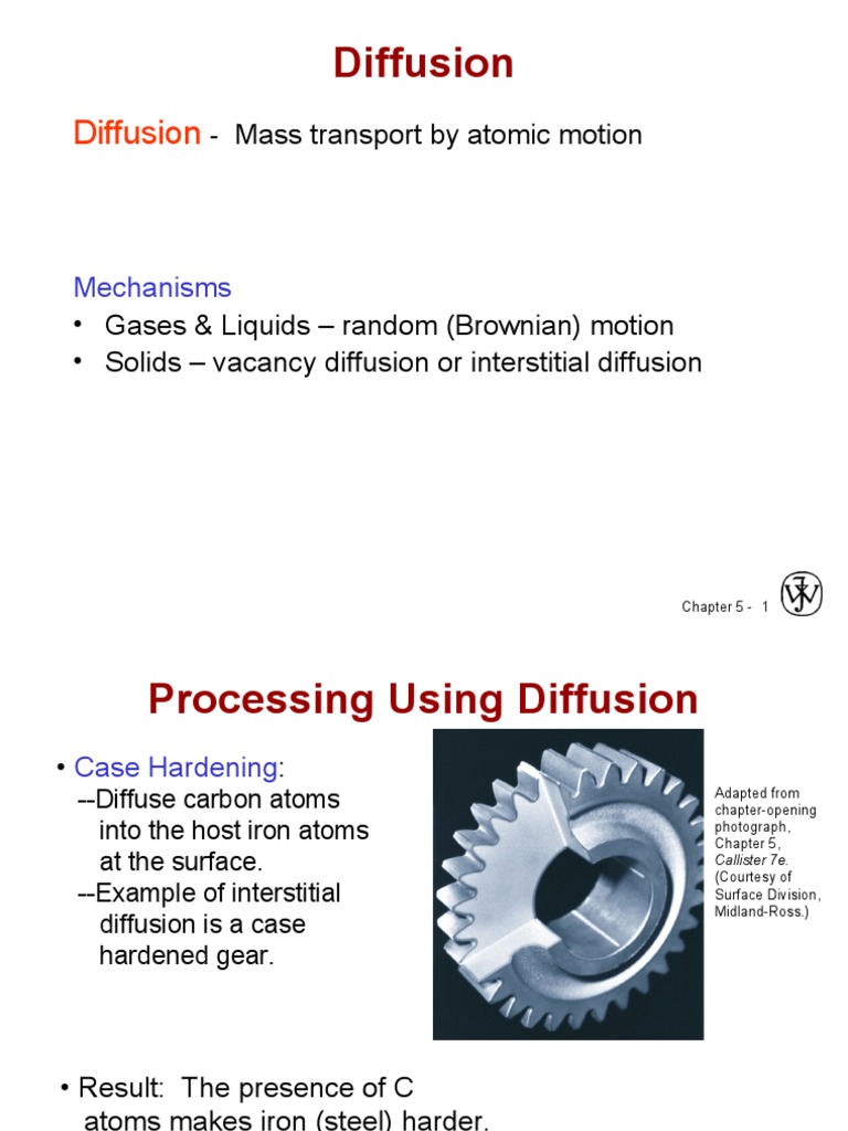 7 Diffusion Callister Ch05 | PDF | Diffusion | Doping (Semiconductor)