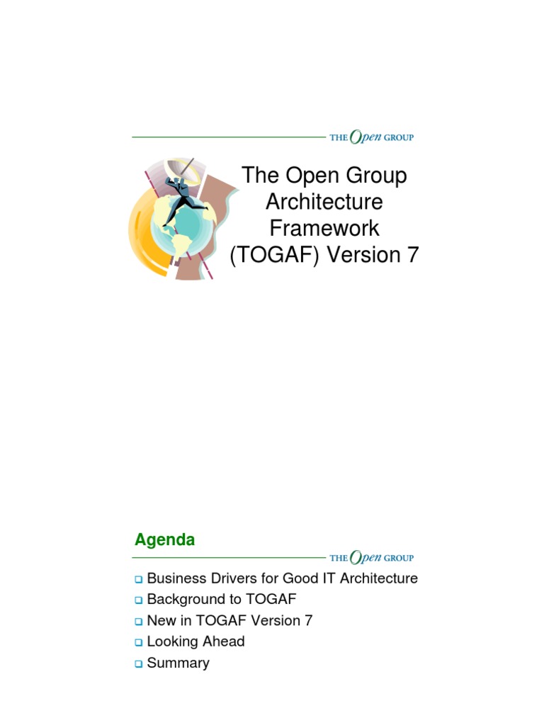 The Open Group Architecture Framework (TOGAF) Version 7 | PDF | Information Science ...