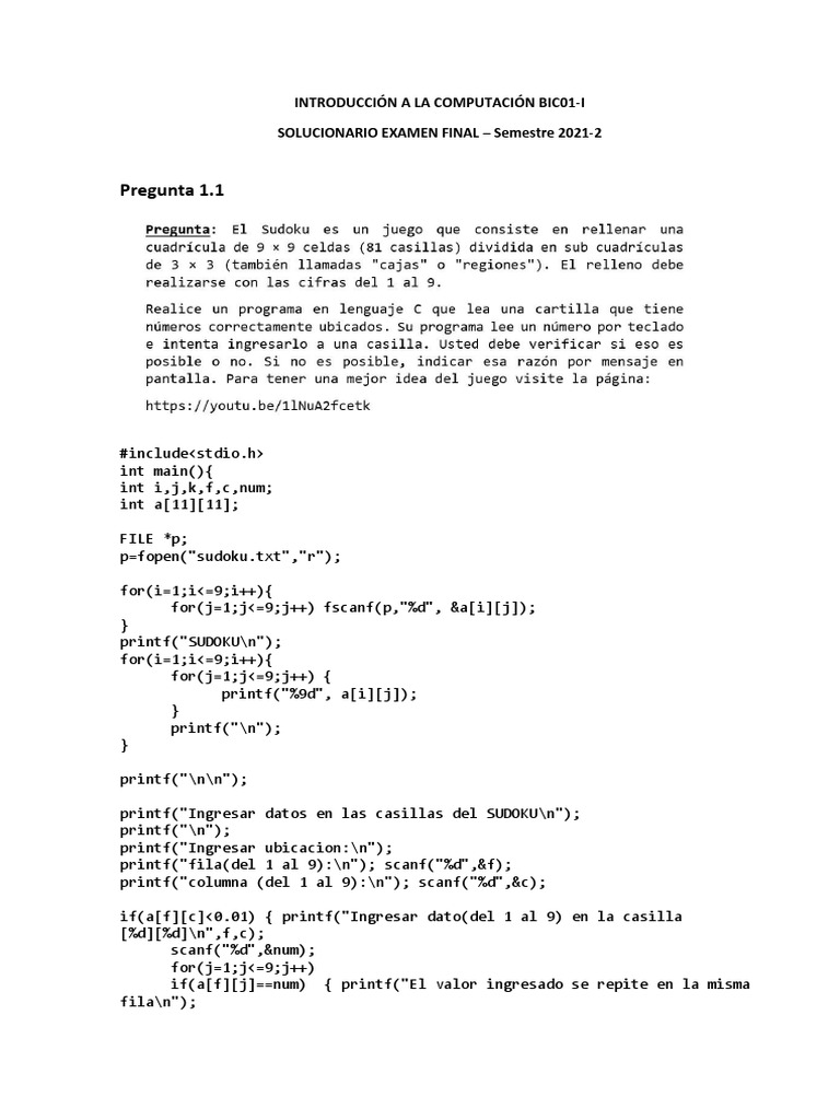 Solucionario Examen Final 2021-2 | PDF | Arquitectura de Computadores ...
