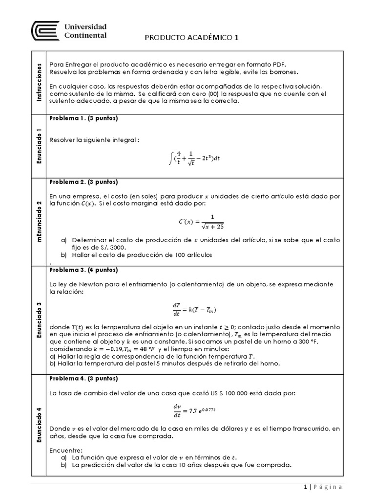 Integrales Fáciles de Resolver | PDF | Integral