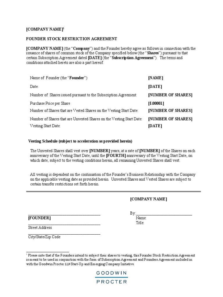 Restricted Stock Agreement | PDF | Stocks | Securities (Finance)