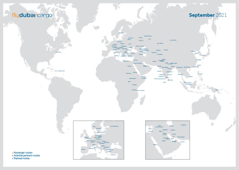 Flydubai Cargo Map - September 2021 - Eng - tcm8-160491 | PDF ...