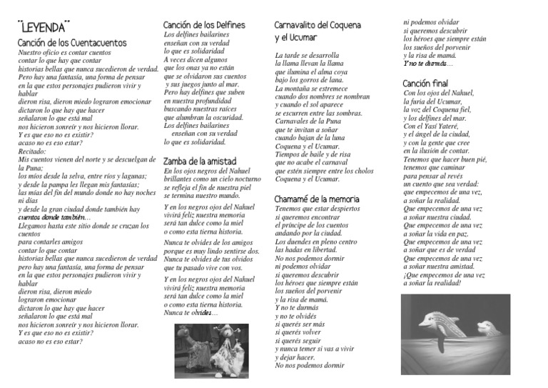 Canciones Leyenda | PDF