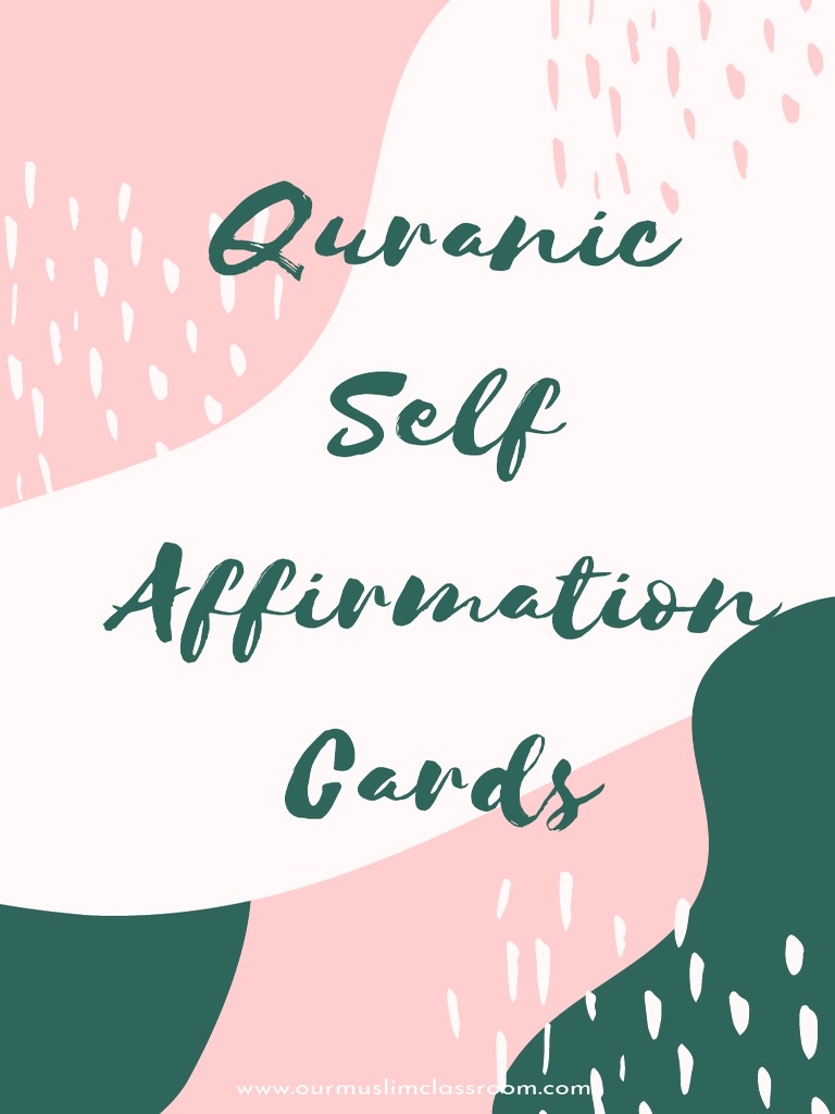 Islamic Positive Affirmation Cards | PDF | Quran | Islam