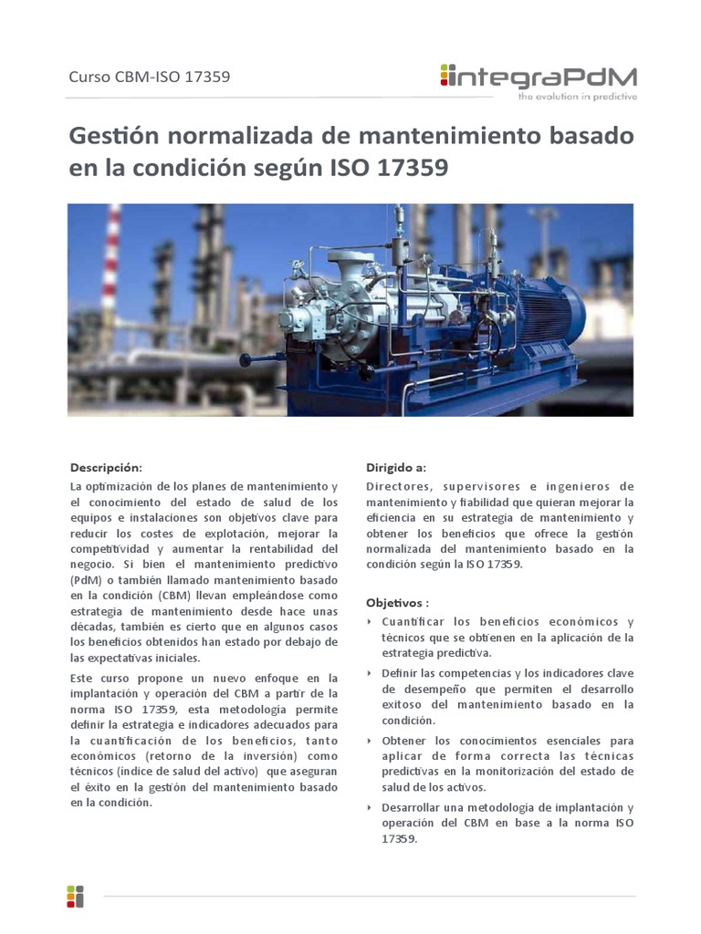 Iso 17359 | PDF | Evaluación | Ingeniería de confiabilidad