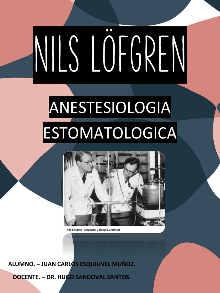 Nils Löfgren Biografia | PDF | Farmacología | Anestesia