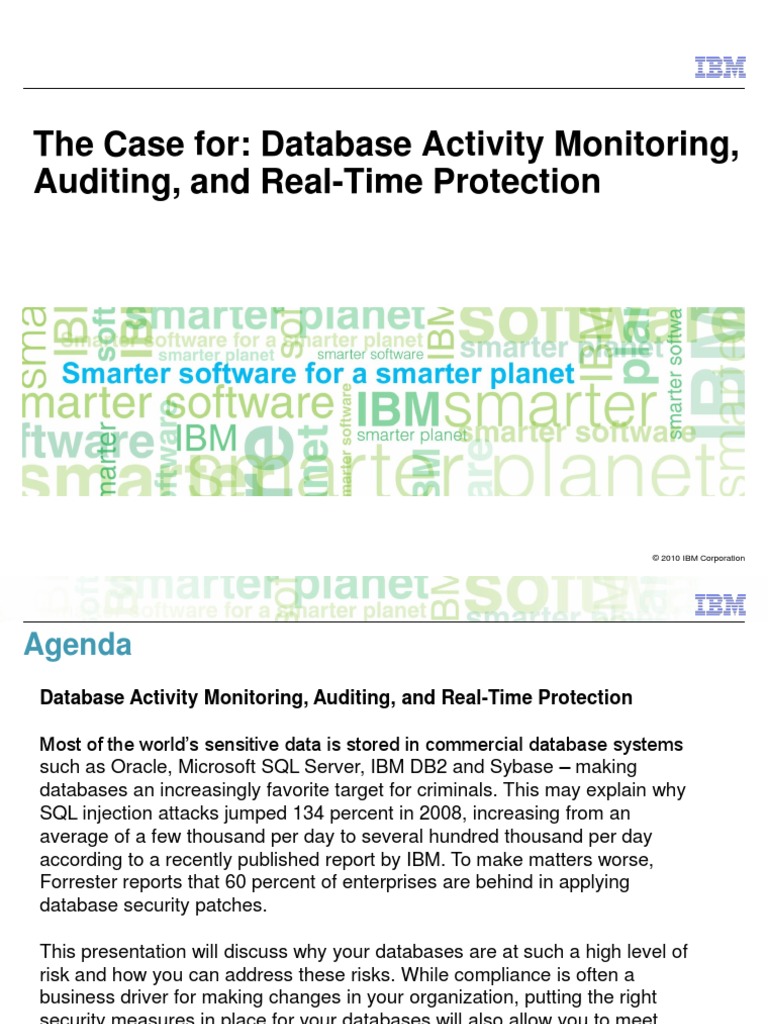 Database Activity Monitoring Pdf Databases Information Technology