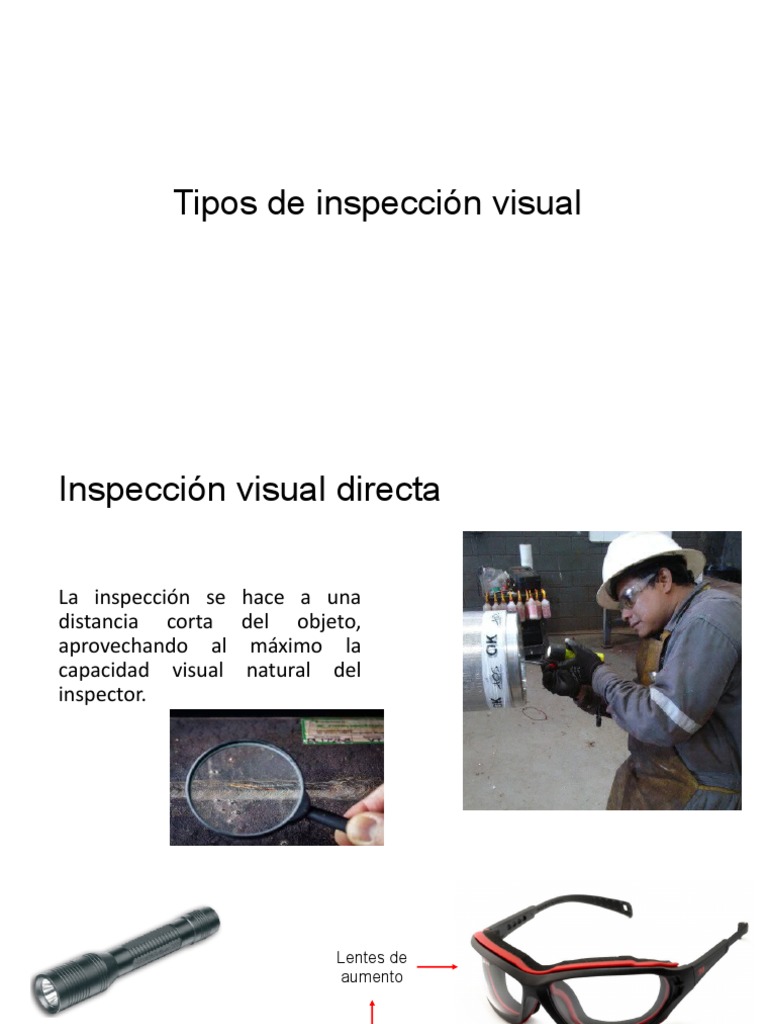 Tipos de Inspección Visual: Directa y Remota | PDF