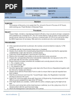 SOP Example - VIP Handling | PDF | Business