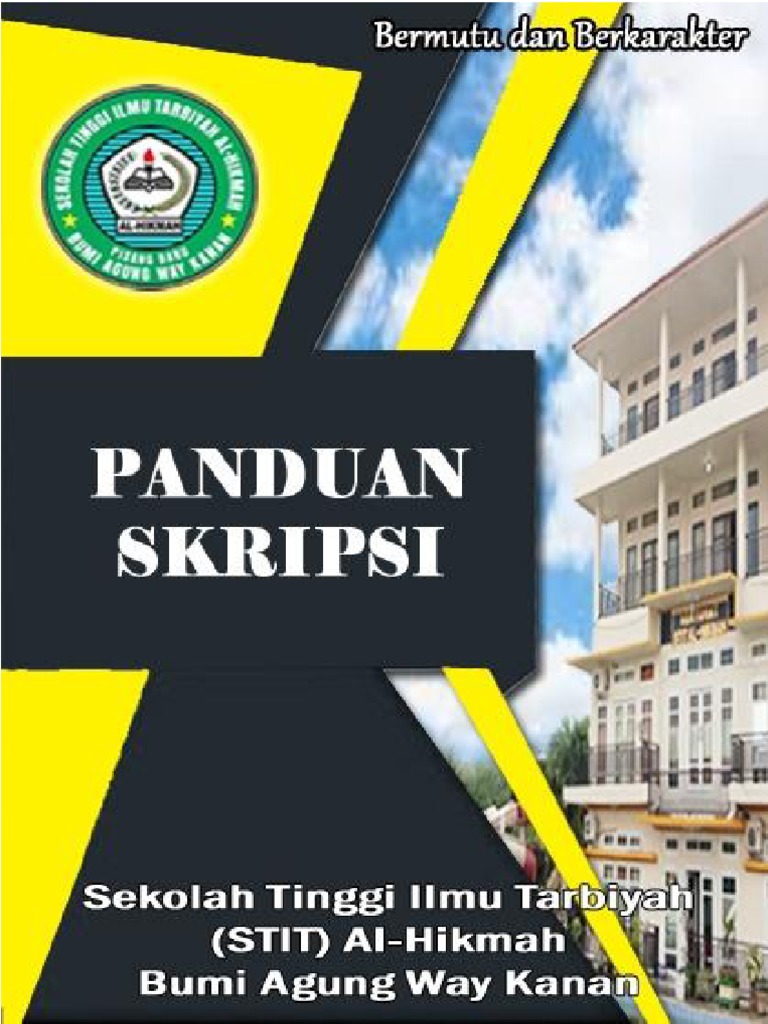 Buku Panduan Skripsi Pdf