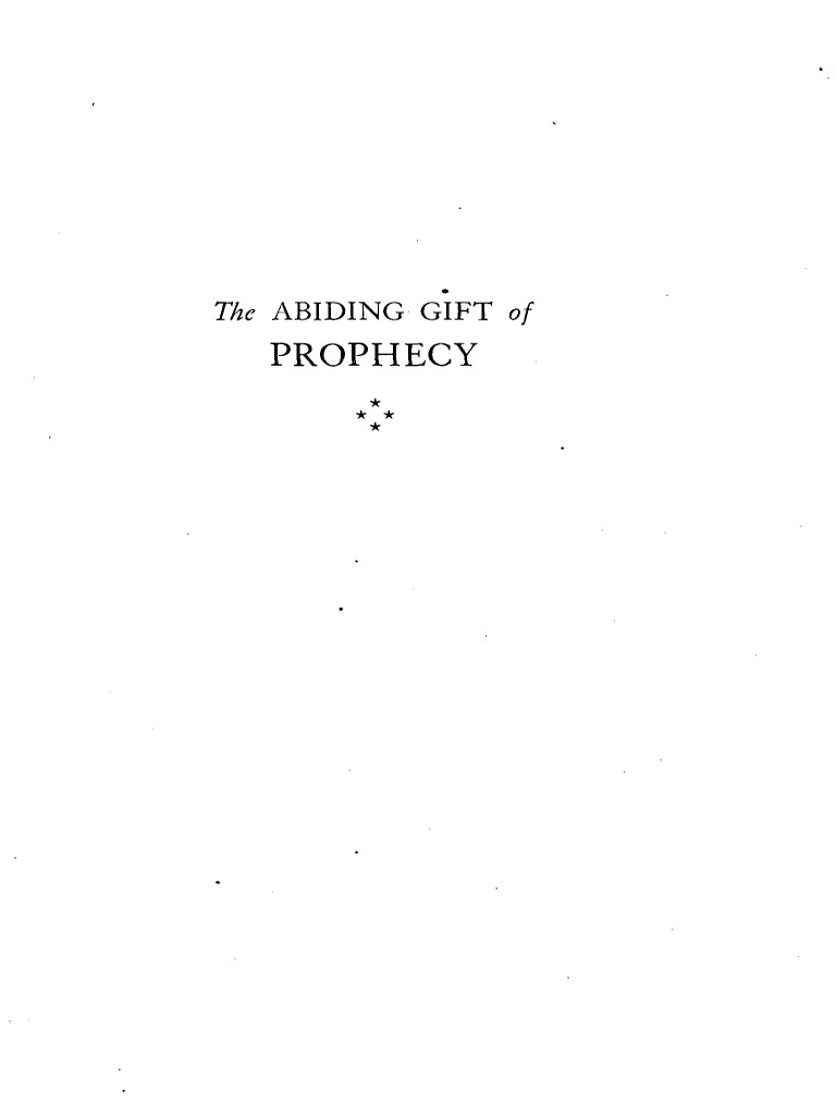 Agop 1936 | PDF | Prophet | Prophecy