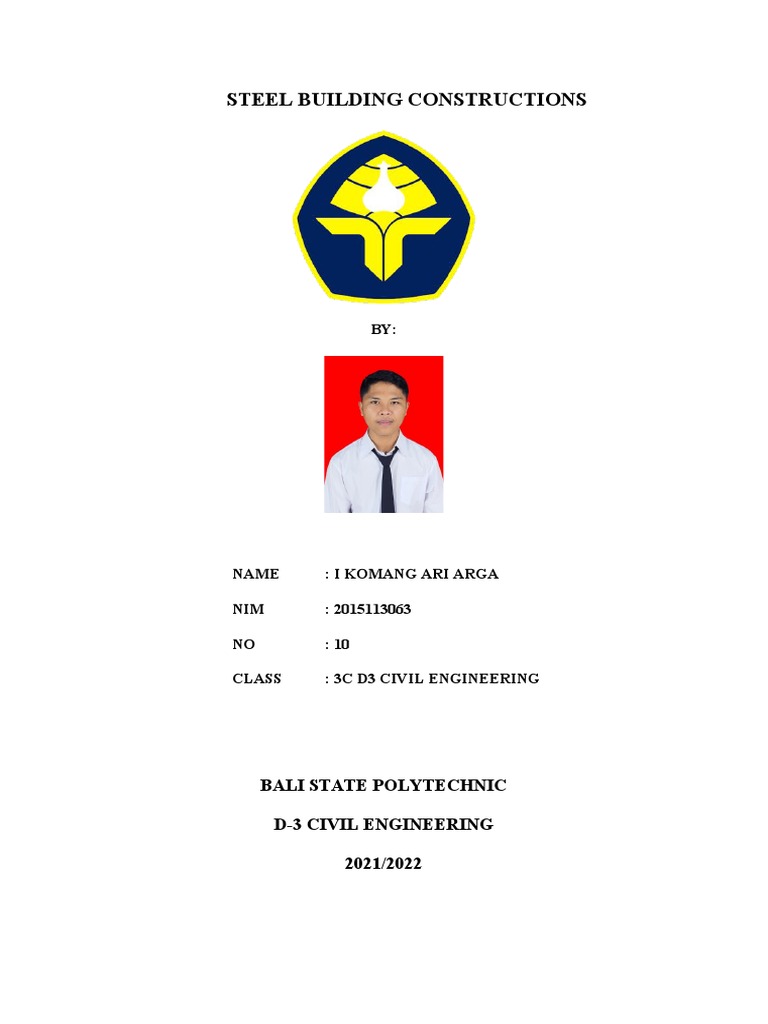 Steel Building Constructions. | PDF | Steel | Structural Steel