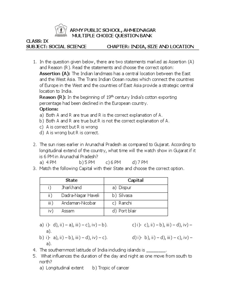 SST MCQ QB | PDF | Plate Tectonics | Himalayas SST MCQ QB | PDF | Plate Tectonics | Himalayas