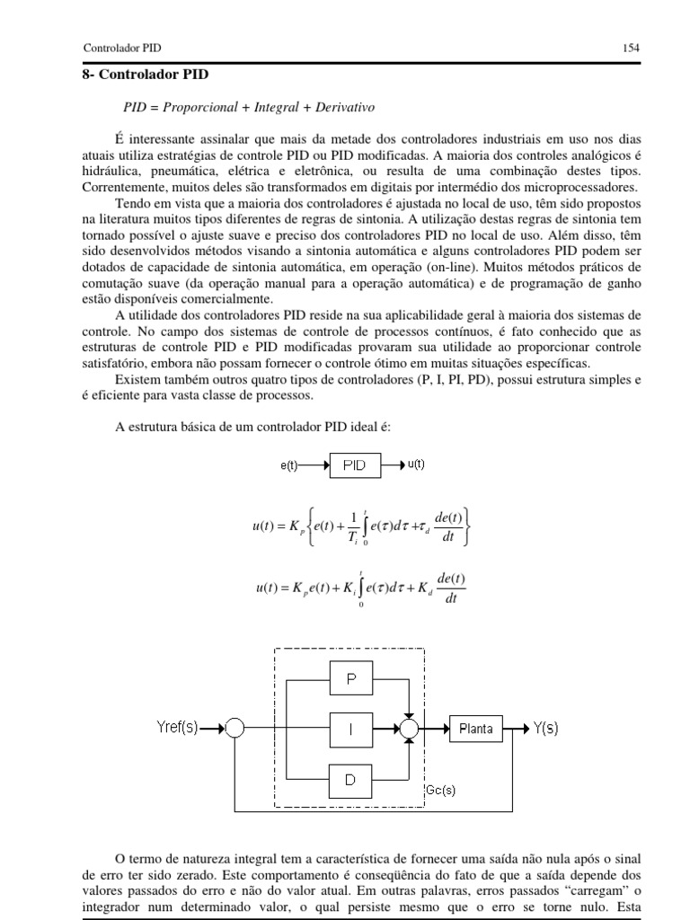 Controlador PID | PDF | Ensino de Matemática | Science