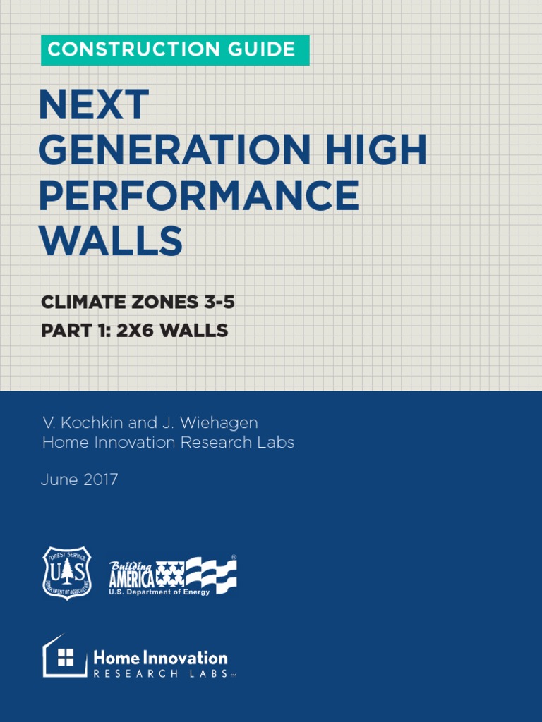 Next Generation High Performance Walls: Construction Guide | PDF | Framing (Construction ...
