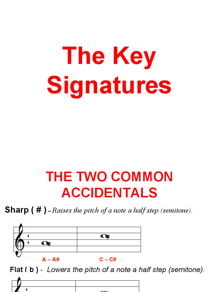 Key Signatures | PDF | Music Theory | Musicology