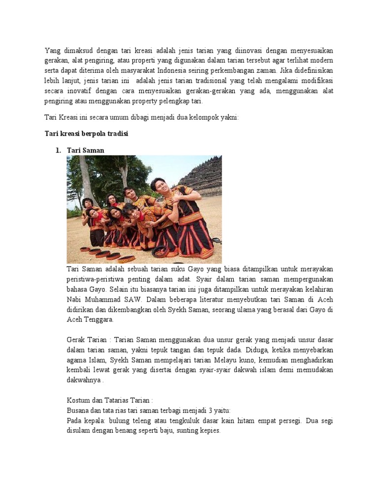 Tari Kreasi | PDF