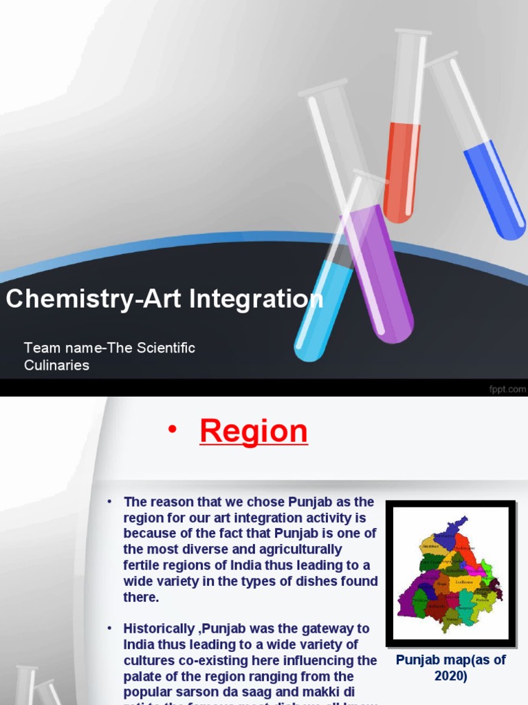 Chemistry Art Integration | PDF | Curry | Cooking