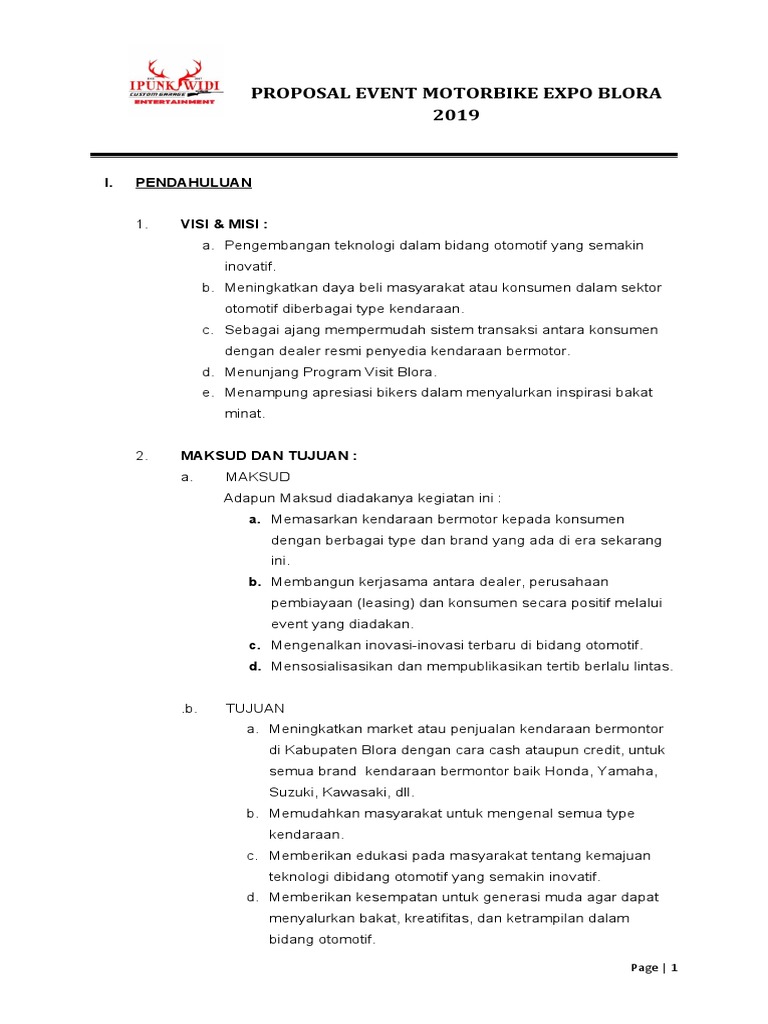 Motorbike Expo Blora 2019 | PDF