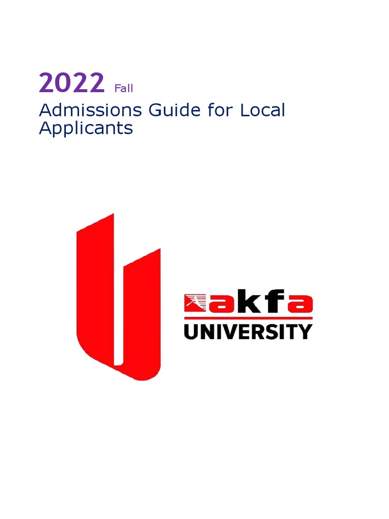 Admissions Guide For Local Applicants Pdf University And College
