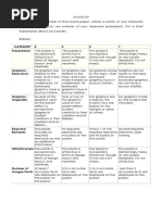 Rubrics-Poster Making | PDF