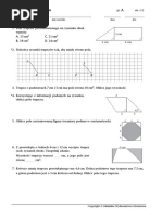 Klasa 6. Pola Wielokatow POLE PROSTOKATA | PDF