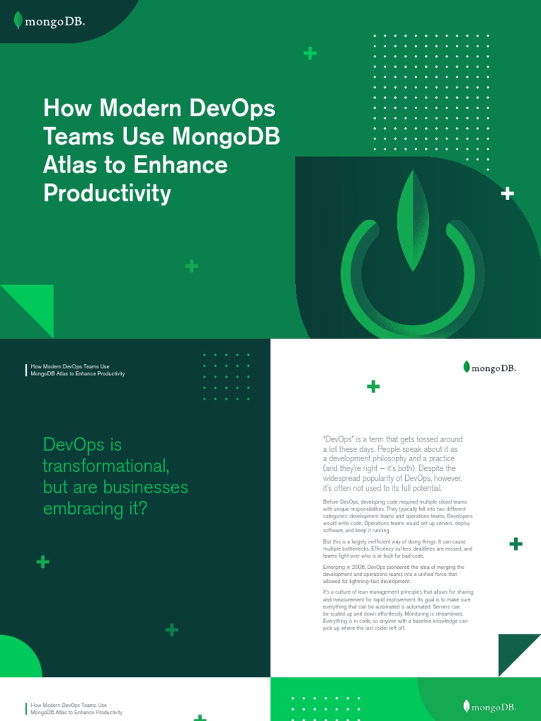 How Modern Devops Teams Use Mongodb Atlas To Enhance Productivity | PDF ...