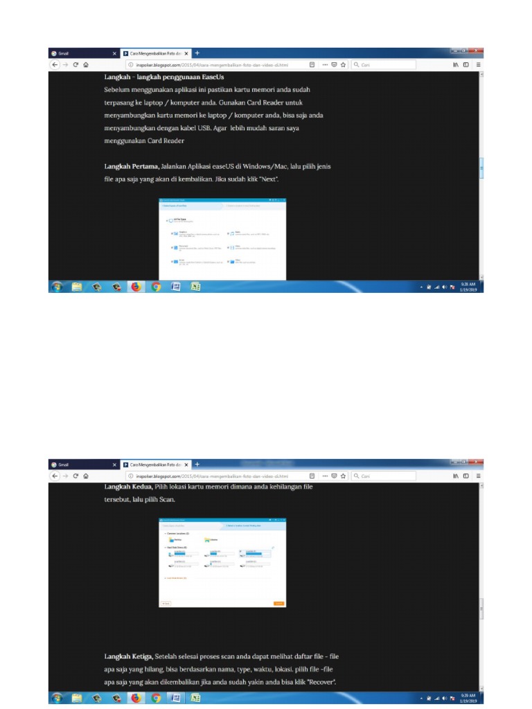 Cara Mengembalikan File Lost Dir | PDF