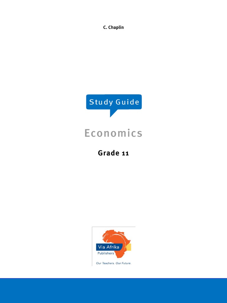 Via Afrika Economics Grade 11 Study Guide | PDF