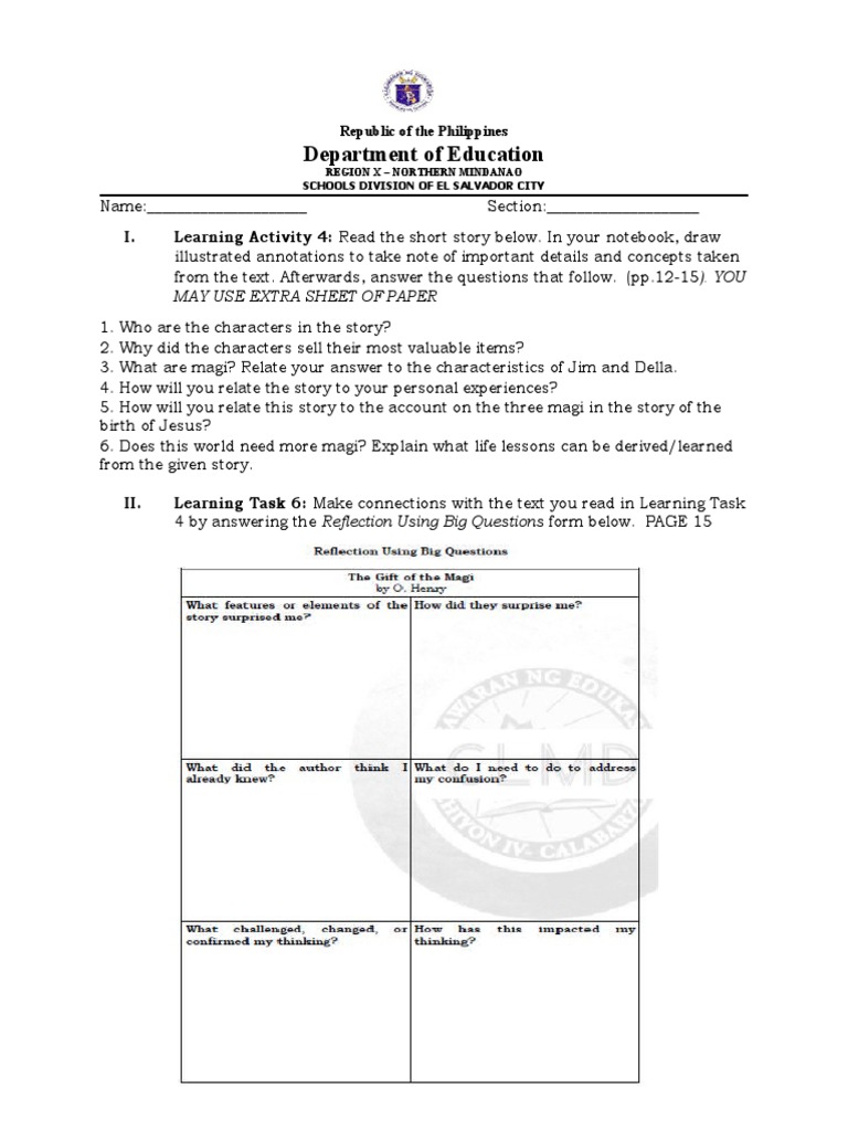 Second Quarter Activity Sheets | PDF | Beowulf | English Heroic Legends
