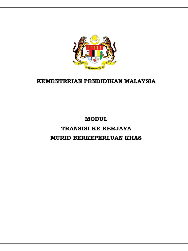 Modul Program Transisi Ke Kerjaya MBK | PDF
