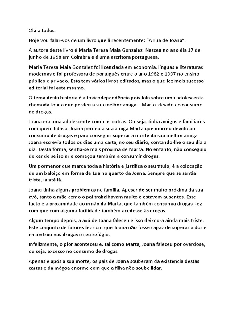 A Lua de Joana | PDF