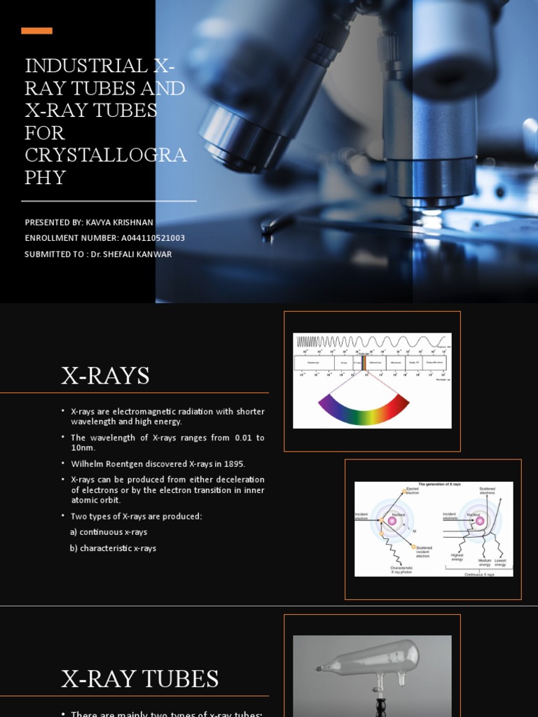 X-Ray Tubes | PDF | X Ray | X Ray Crystallography