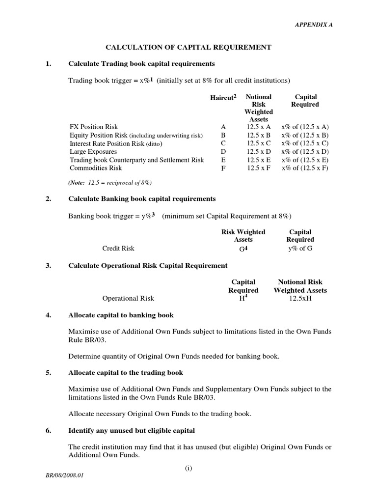 Capital Requirement Pdf Capital Requirement Banks