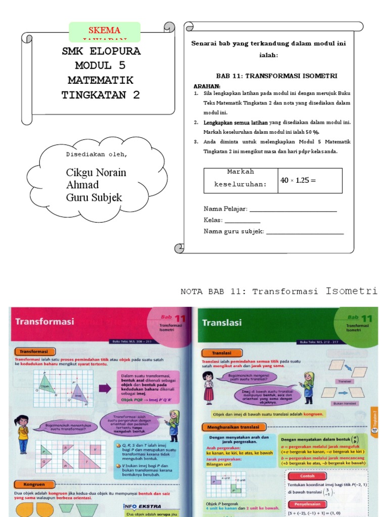 (SKEMA GURU) Modul 5 Math T2 | PDF