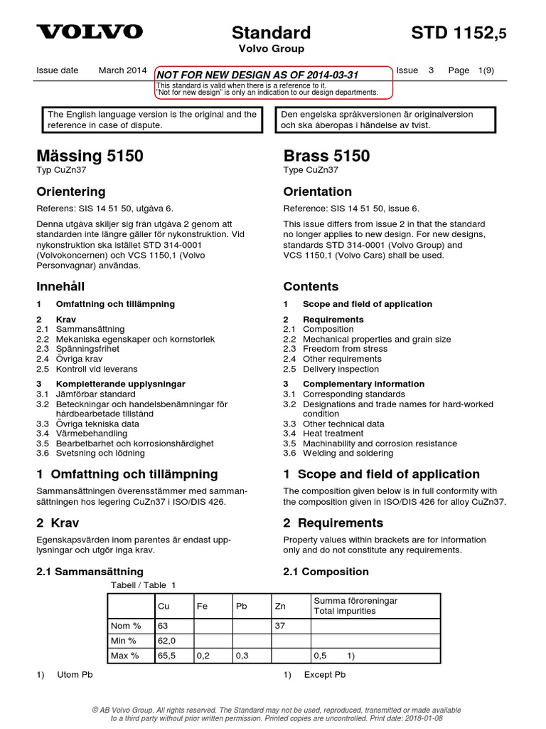 Standard STD 1152: Orientering Orientation | PDF