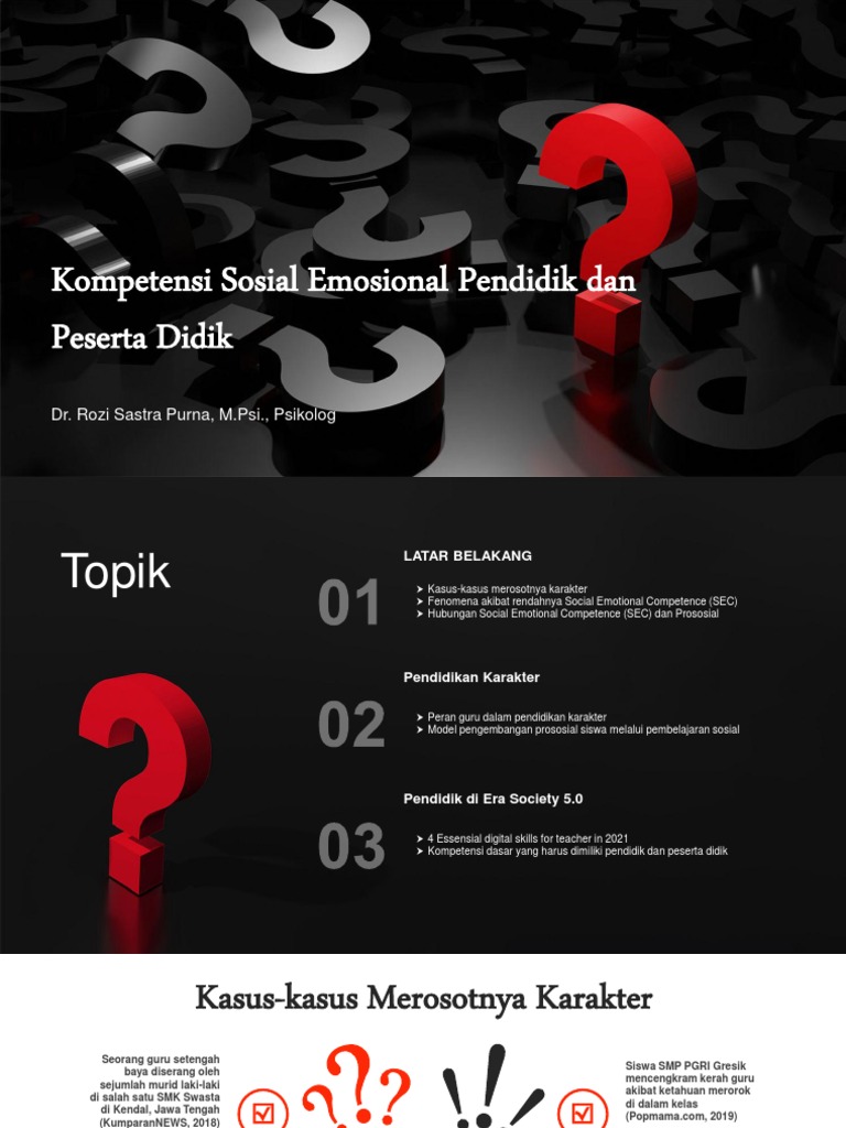 DR - Rozi Sastra Purna, M.psi.,Psikologi | PDF