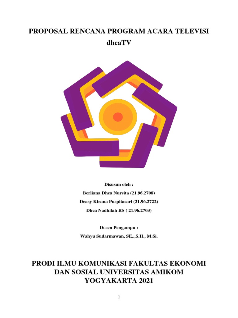 Kelompok 8 - Proposal Rencana Program Acara Televisi | PDF