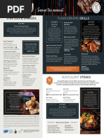 Panarottis Menu | PDF | Salad | Milkshake