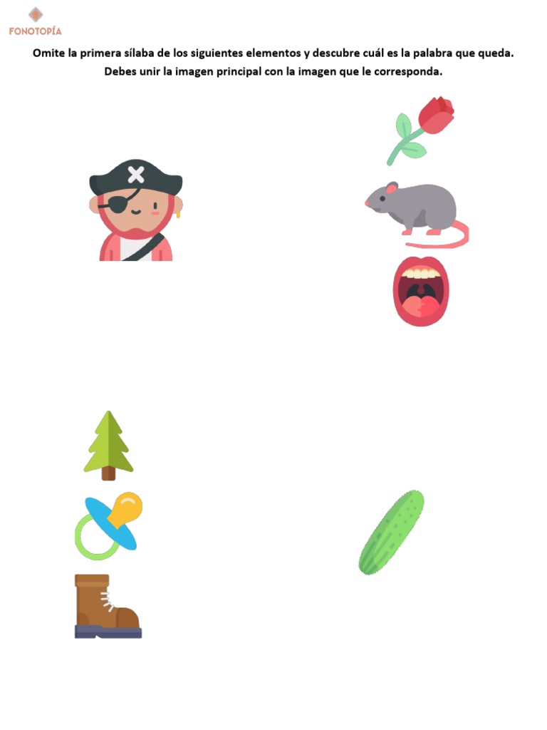 Tarea Omision Silaba Inicial | PDF