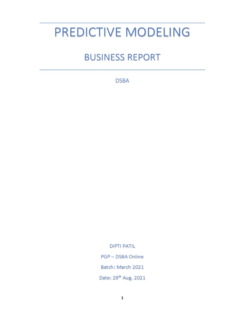 Predictive Modeling | PDF | Receiver Operating Characteristic | Regression Analysis