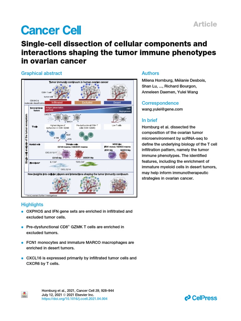 S 1535610821002129 | PDF | Monocyte | T Cell