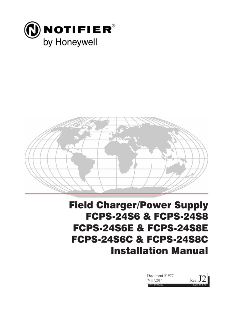 Field Charger/Power Supply FCPS-24S6 & FCPS-24S8 FCPS-24S6E & FCPS ...