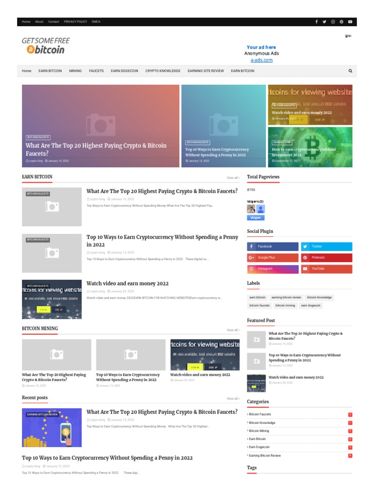 Howtoearnbitcoinandmining Blogspot Com | PDF | Cryptocurrency | Bitcoin
