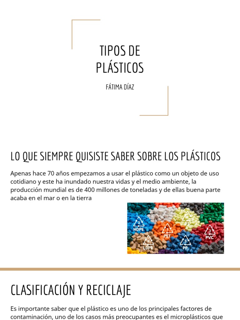 Tipos de Plásticos | PDF